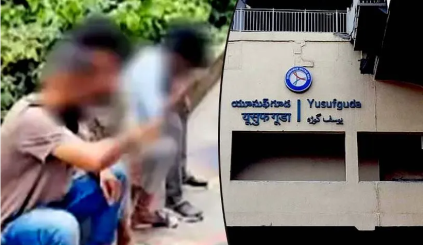 Metro sittings : మెట్రో స్టేషనే కల్లు కాంపౌండాయె..! - Raashtra